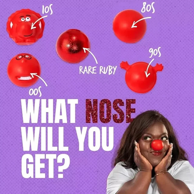 THE RED NOSE - Official 2025 Red Nose On Behalf of Comic Relief £4.68 ...