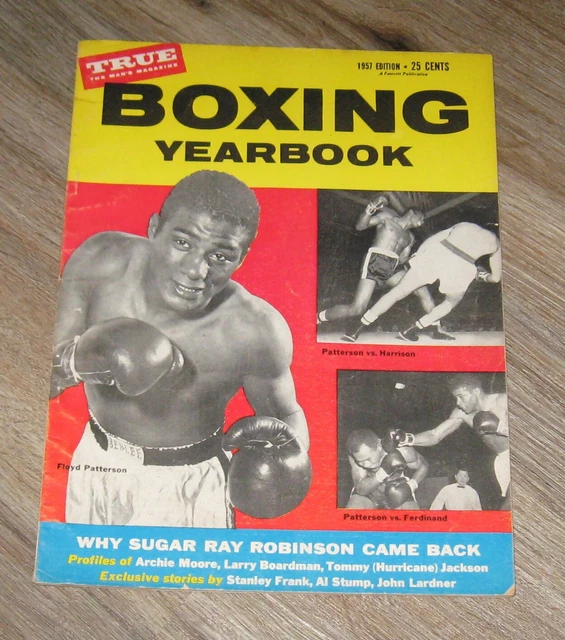 BOXING YEARBOOK 1957 magazine Floyd Patterson ROCKY Marciano RORY ...