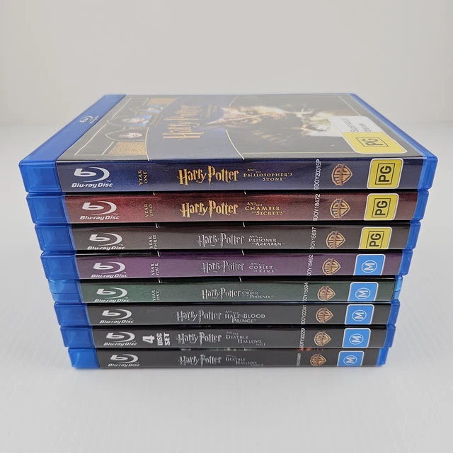 HARRY POTTER THE Complete 8 Film Collection Blu-Ray Set Region Free A B ...