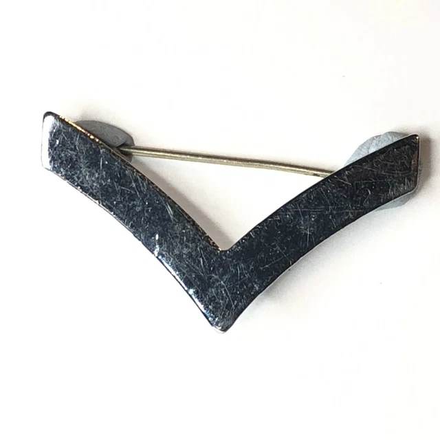 BRITISH ARMY LANCE Corporal Chrome Rank Badge Pin Back 51 x 29 mm £11. ...