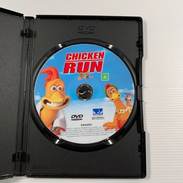 CHICKEN RUN (DVD 2001) Dreamworks animation Mel Gibson Region 4 $6.95 ...