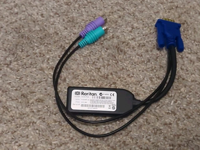 RARITAN DCIM-PS2 DOMINION Computer I/F Module (CIM) for VGA, PS/2 ports ...