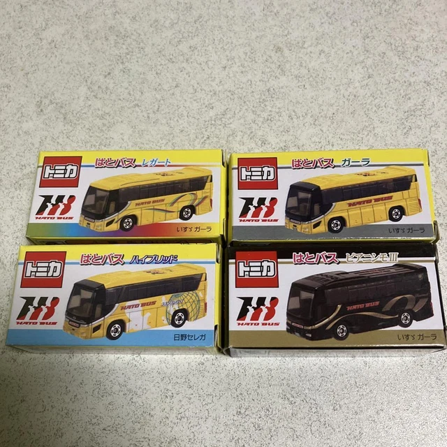 TOMICA HATO BUS Series Mini Car Set Of 4 EUR 126,60 - PicClick FR