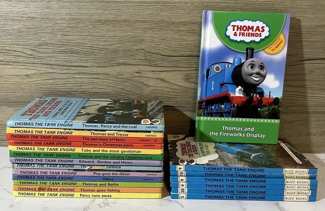 VINTAGE THOMAS THE Tank Engine Ladybird & Buzz Hardback x20 Books ...
