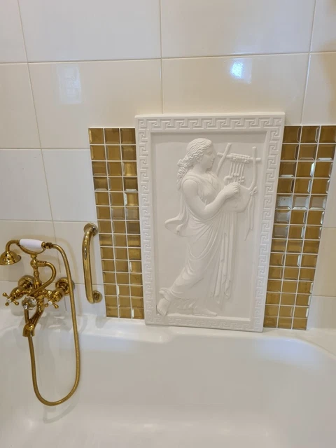 NYMPH STUCCO GIPS Large Greek Sculpture Greek Picture Relief Greek £98. ...