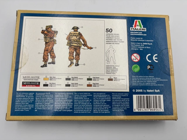 ITALERI BRITISH INFANTRY World War II - 1:72 Scale Plastic Model Kit ...