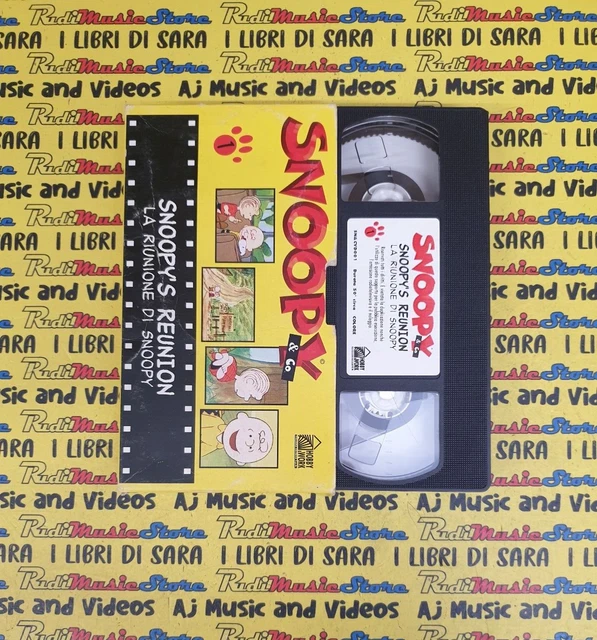 VHS CARTONATA SNOOPY & Co. 1 SNOOPY'S REUNION LA RIUNIONE DI SNOOPY ...