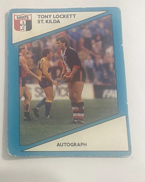 1988 AFL VFL SCANLENS STIMOROL FOOTBALL CARD - 94 Tony LOCKETT (ST ...