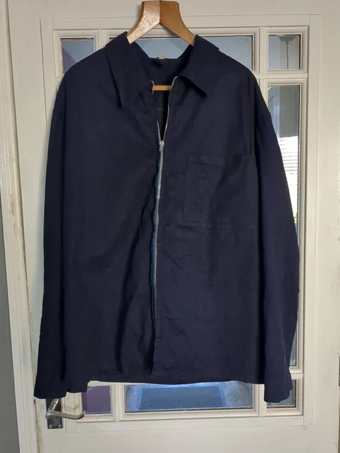 VINTAGE FIREMANS FIRE Service Brigade ? Uniform Jacket Overcoat Sz 42 £ ...