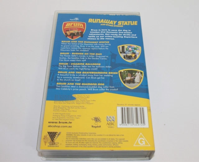 BRUM RUNAWAY STATUE And Other Stories VHS ABC Video 2002 $19.99 ...