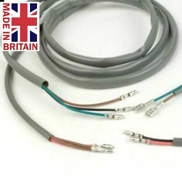 12MM GREY PVC Sleeving for Restoration/Repair Wiring for Vespa Scooter ...