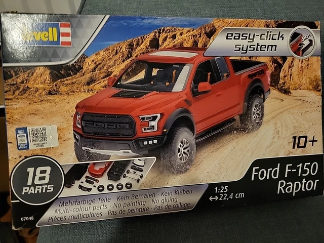NEW FORD F 150 Raptor Truck Model Kit Revell 1:25 Scale. Sealed. Box ...
