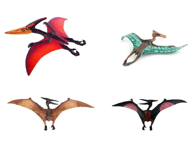 PTERODACTYL DINOSAUR ACTION figure toy model Flying prehistoric bird ...