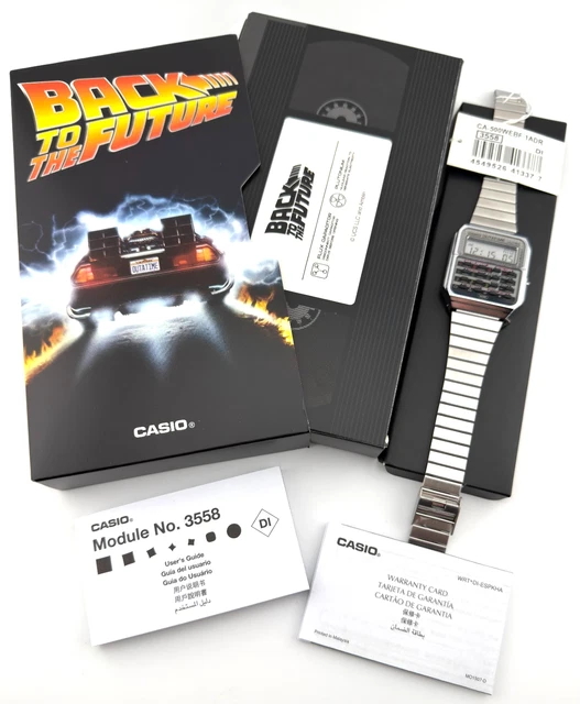 CASIO CA-500WEBF-1ADR BACK To The Future Calculator Limited Edition ...