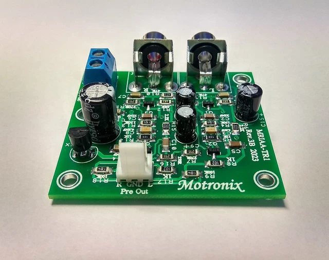 RIAA PHONO-VORVERSTÄRKER MIT diskreten geräuscharmen Transistoren MRIAA ...