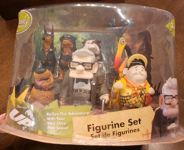 DISNEY STORE PIXAR UP FIGURE SET Russell MOVIE Doug ORIGINAL 2009 Lot ...