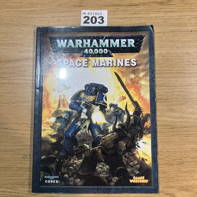WARHAMMER 40K CODEX Army Book Space Marines Armies Games Workshop ...
