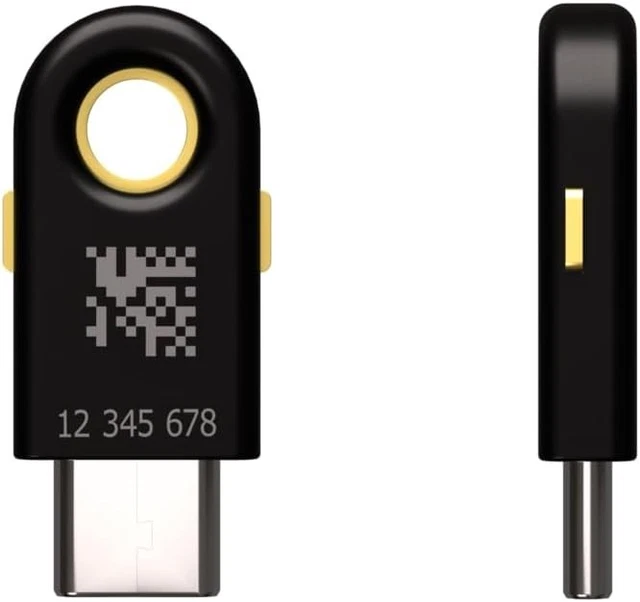 YUBIKEY 5C USB-C Security Key – MFA, Passkey, FIDO Certified $42.99 ...