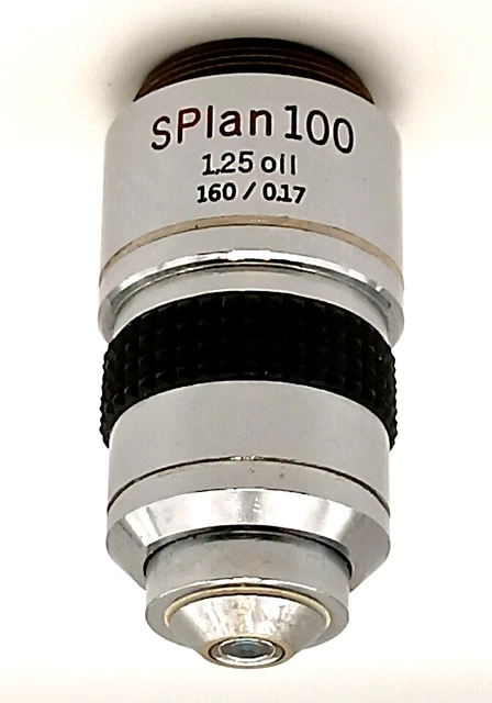OLYMPUS MICROSCOPE OIL Immersion Objective SPlan 100x oil - Excellent ...