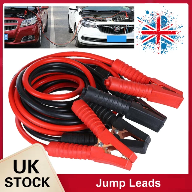 Heavy Duty Jump Leads 4m Booster Cables Car Van 2000amp Battery Starter