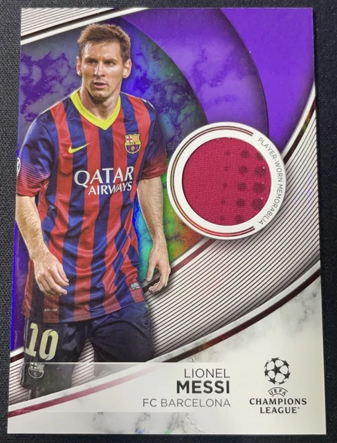 LIONEL MESSI 2023-24 UEFA Klubwettbewerbe 023/299 Patch Superstar ...