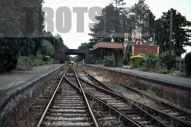 35MM SLIDE BR British Railways Scene View Dymock Station 1962 Original ...