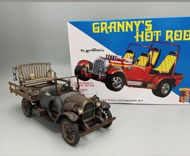 BEVERLEY HILLBILLIES GRANNY’S Hot Rod 1:25 Scale Model Kit Mpc Pre ...