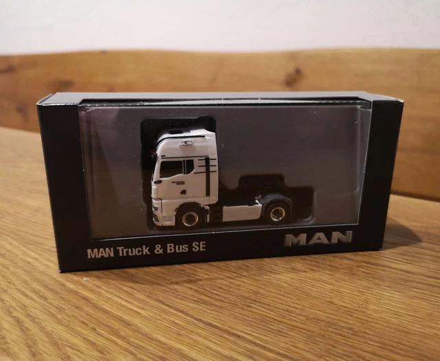 HERPA MAN TGX GX 18.580 SZM Individuell LION S weiss MAN-Werbemodell ...