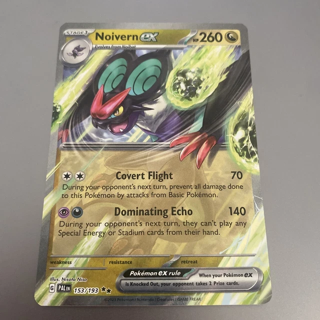 POKÉMON TCG NOIVERN ex Scarlet & Violet - Paldea Evolved 153/193 Holo ...