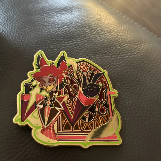 Hazbin Hotel Alastor Stained Glass Jumbo Pin £270 90 Picclick Uk