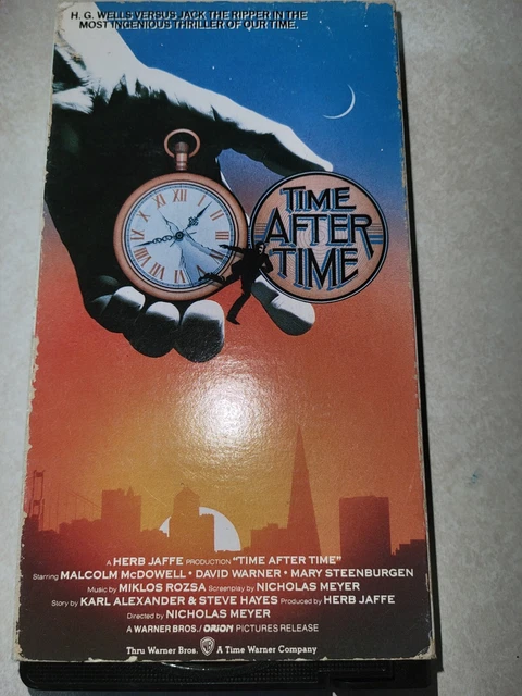 TIME AFTER TIME ( Vhs movie) Starring Malcolm McDowell £7.23 - PicClick UK