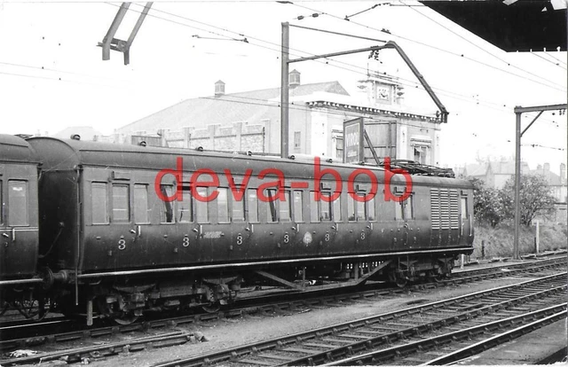 RAILWAY PHOTO MSJ&AR 1500V Electric Unit Altrincham 1946 BR Class 505 £ ...