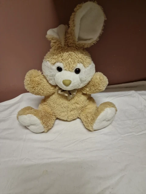 MIRI MOO LOVEABLES Brown Beige Bunny Rabbit Plush Soft Easter Toy £9.54 ...