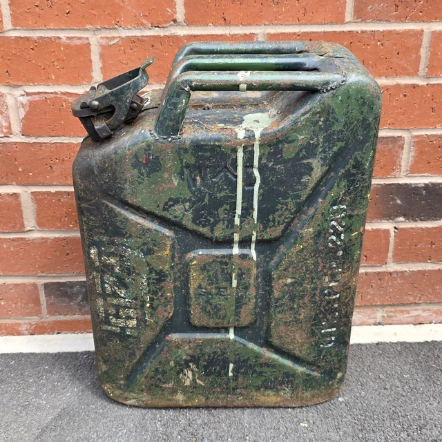 ORIGINAL WW2 BRITISH Army WD Marked Jerry Can - 1952 Dated £34.99 ...