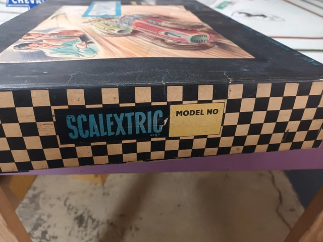 SCALEXTRIC VINTAGE 50S Minimodels Tinplate set Complete in ex Cond Very ...