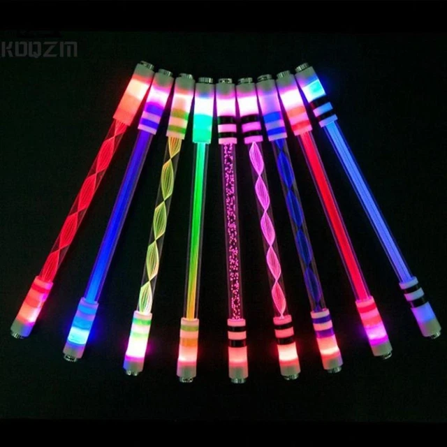 FLASH SPINNING PEN Rotating Pen Rolling Special Pen Spinning Pen LED ...