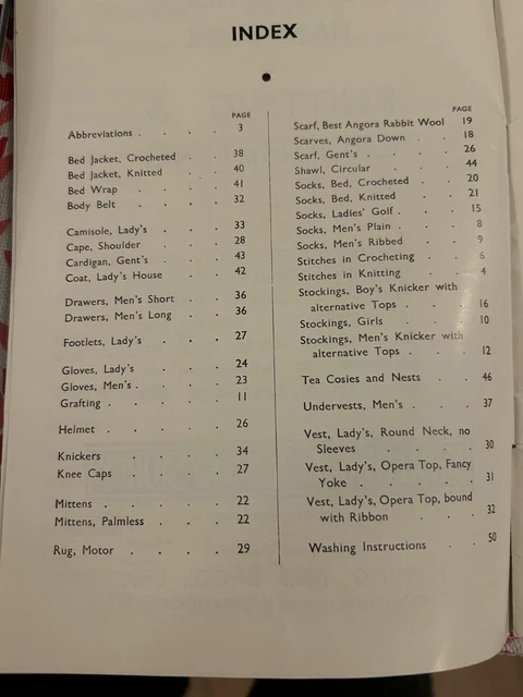 GREENOCK HANDBOOK VINTAGE knitting booklet (Scotch Wool & Hosiery ...