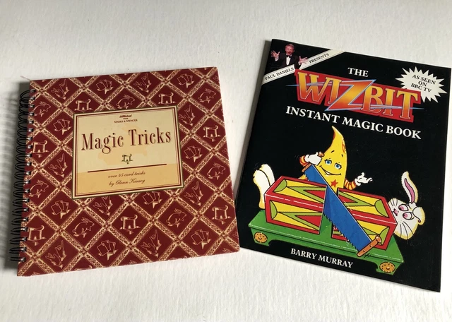 PAUL DANIELS WIZBIT Instant Magic Book+ Magic Tricks by Glen Kinsey £9. ...