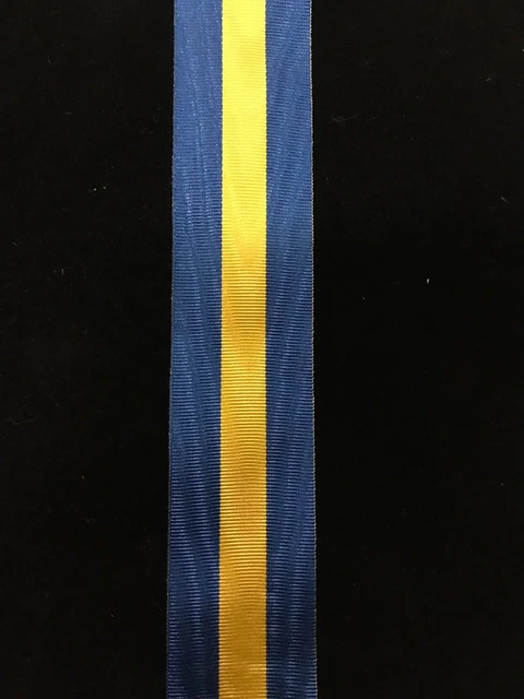 EUROPEAN SECURITY AND Defence Policy Service Medal Full Size Ribbon, 40 ...