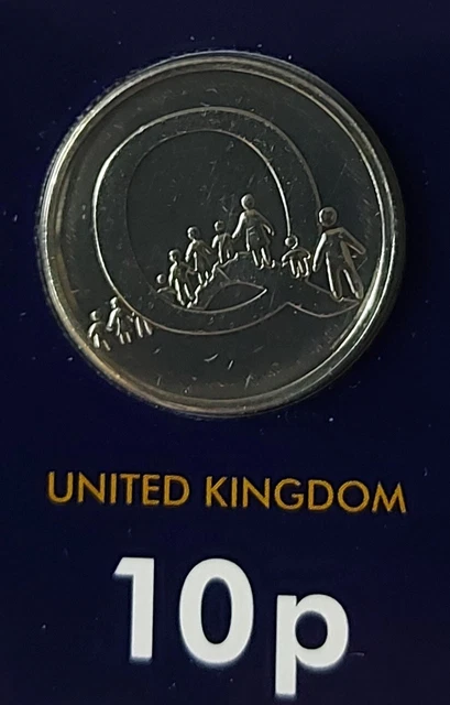 UK ALPHABET A - Z 10p Ten Pence Coins From 2018 Circulated or Better ...