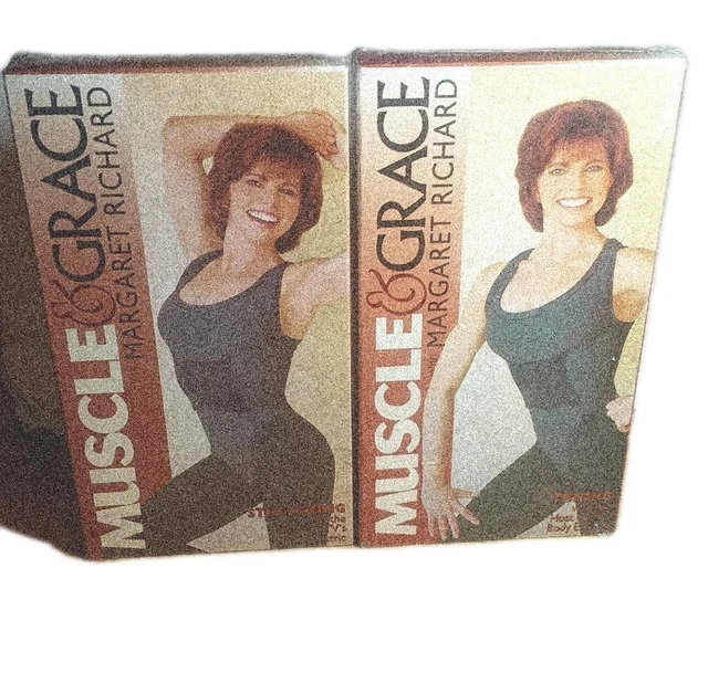 MARGARET RICHARD Stretching + Toning Body Electric 2-VHS Tapes Sealed ...