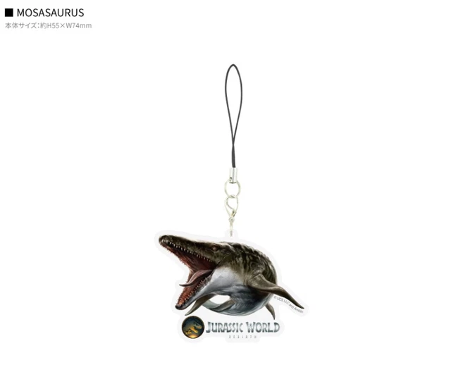 JURASSIC WORLD REBIRTH 2025 Movie Acrylic strap MOSASAURUS from Japan ...