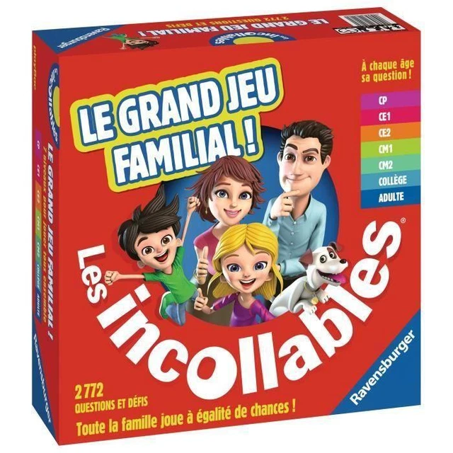 JEU DE QUIZ Les Incollables Le grand jeu familial Ravensburger - 7 niveaux de di EUR 50,99 ...