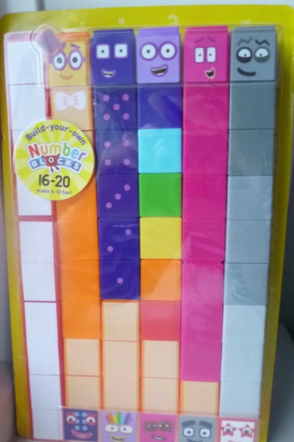NUMBERBLOCKS COUNTING BLOCKS. One pack 16-20 CBeebies New EUR 8,98 ...