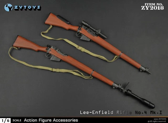 ZY2018 1/6 SCALE Lee-Enfield Rifle Grenade Model for 12" Figure $34.99 ...