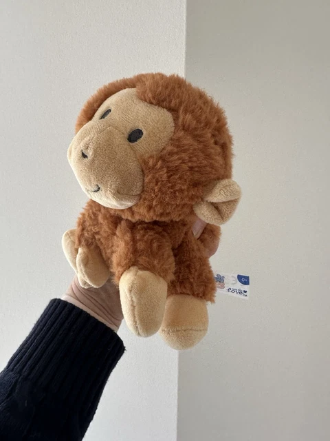 ADDO MONKEY SOFT Toy Plush Comforter brown Snuggle Buddies Chimp Ape ...
