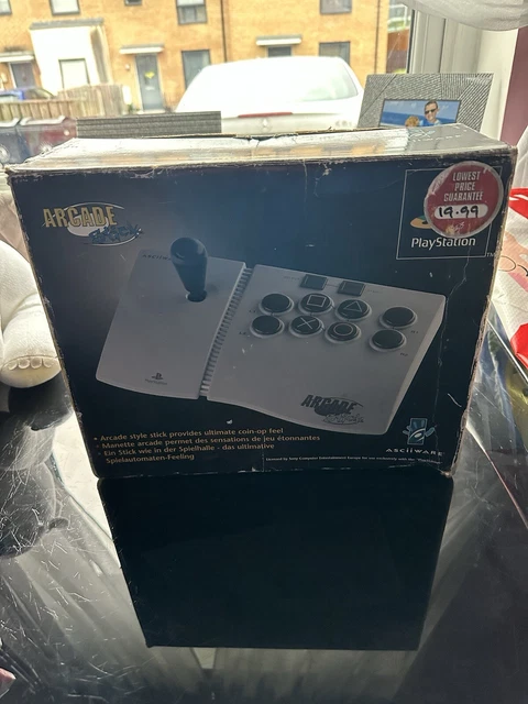 ASCII ASCIIWARE ARCADE Stick Playstation / Ps1 Boxed £56.50 - PicClick UK