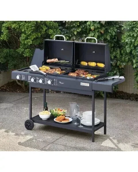 FERVOR DUAL FUEL BBQ GRILL OPENED NEVER USED £199.00 - PicClick UK