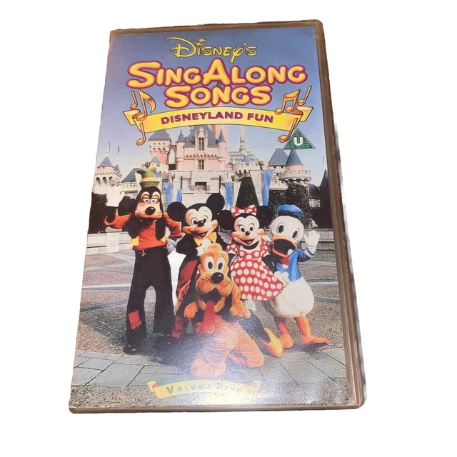 VINTAGE DISNEY SING Along Songs Disneyland Fun VHS Video Tape Volume Five Rare £49.90 - PicClick UK