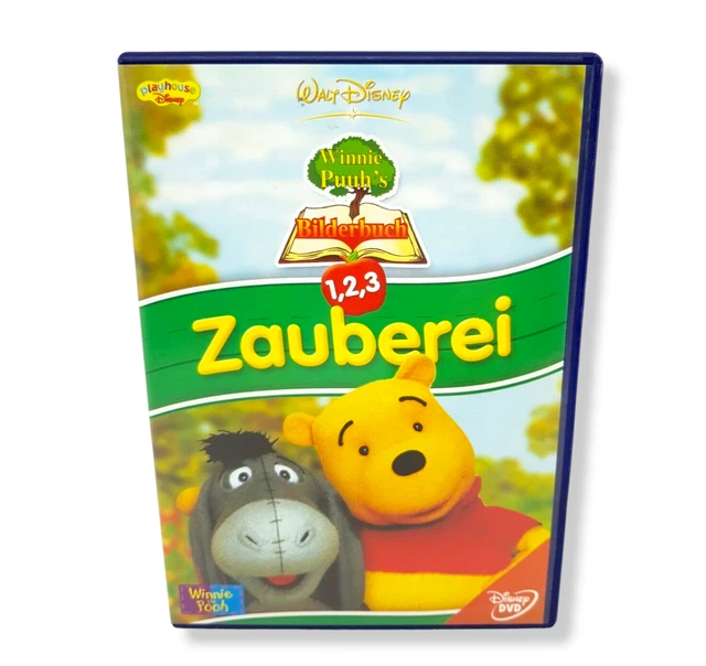 WINNIE POOH1 2 3 Zauberei Walt Disney DVD Playhouse Lernen Kind Zustand ...